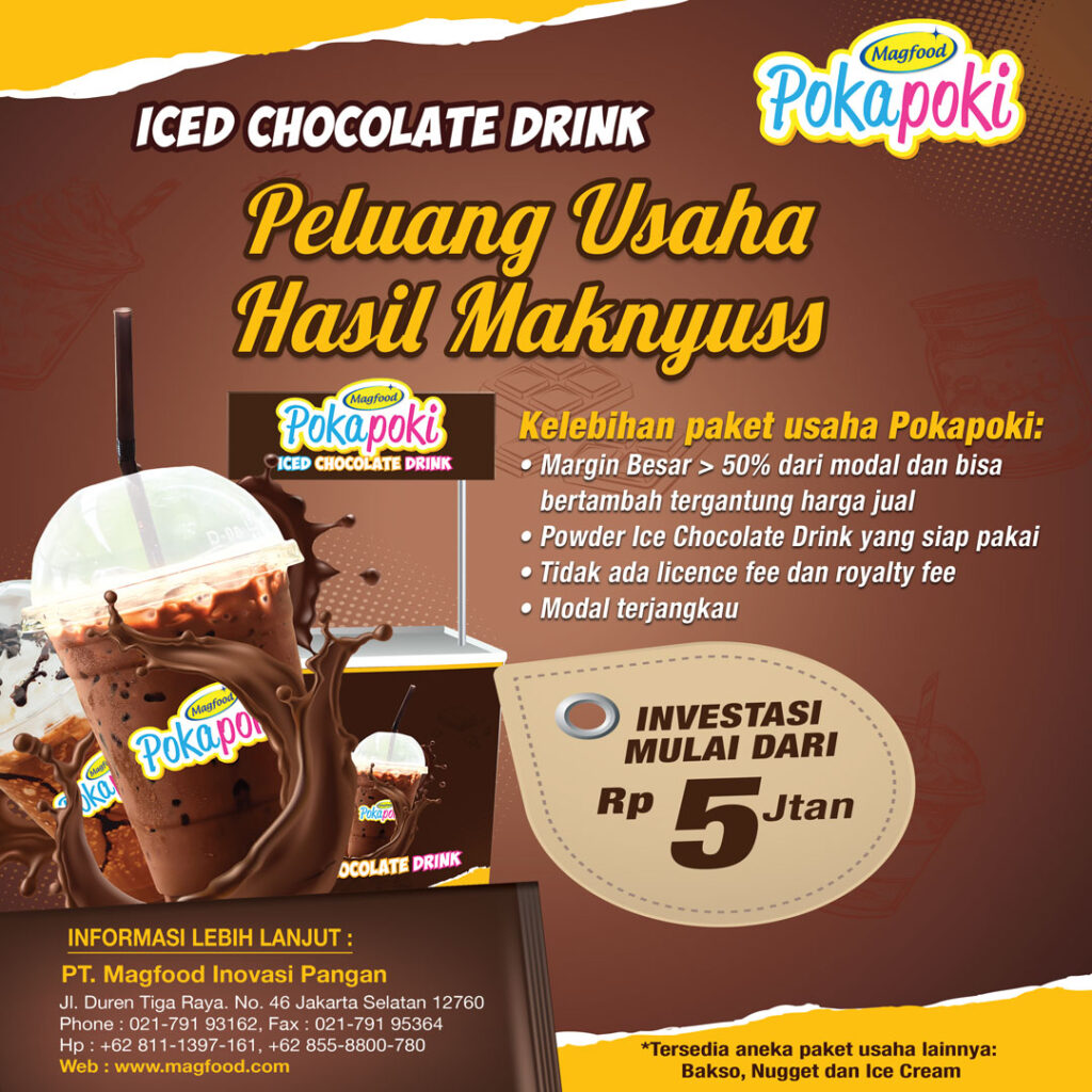 MAGFOOD POKA POKI ICED CHOCOLATE DRINK BUSINESS PACK | Magfood