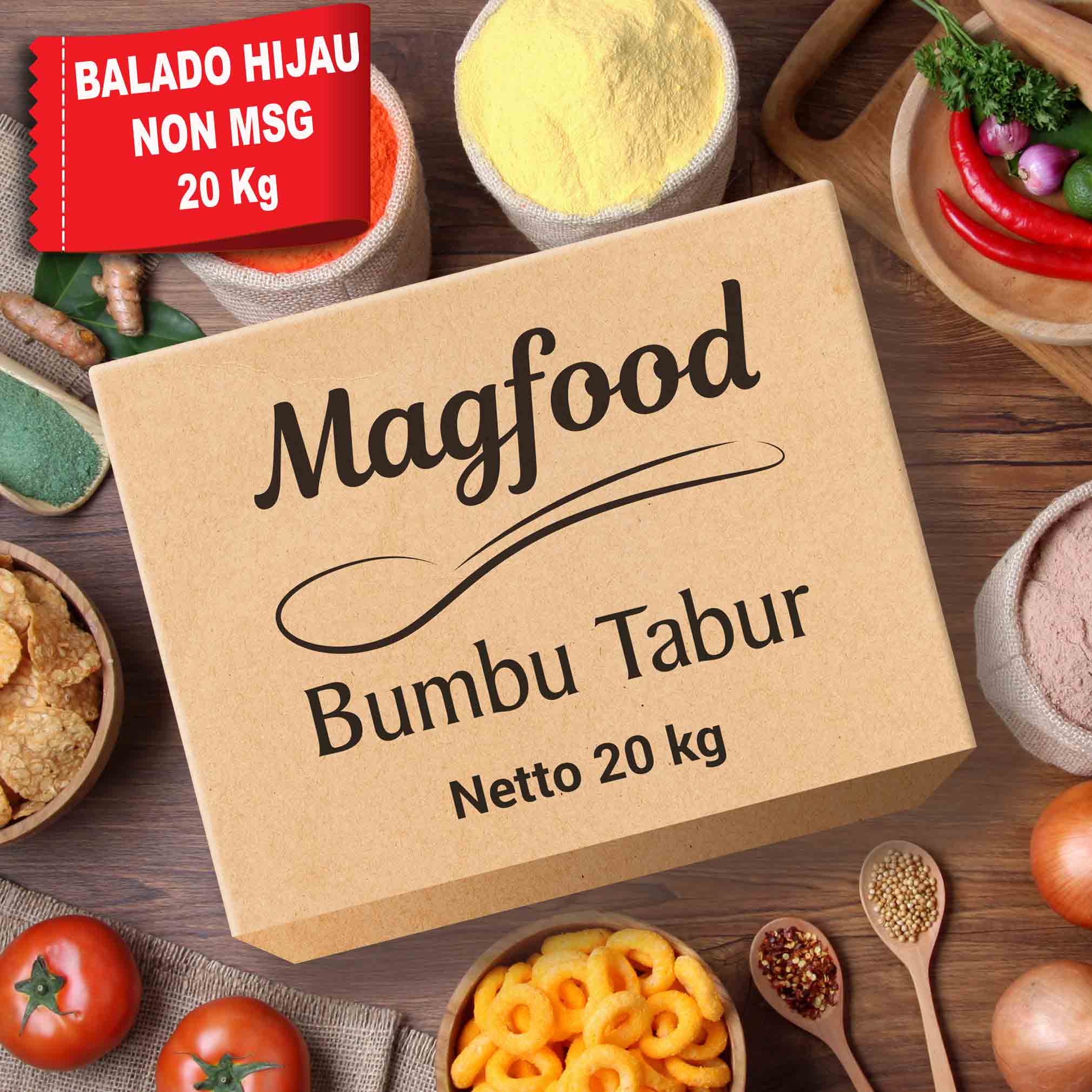 MAGFOOD BARBEQUE SPOWING NON MSG PACKAGING 1 KG | Magfood